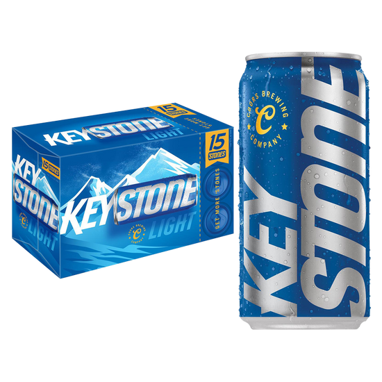 Keystone Light 15pk 12oz Can 4.1% ABV - Keystone – BevMo!