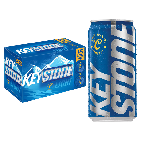 Keystone Light 15pk 12oz Can 4.1% ABV - Keystone – BevMo!
