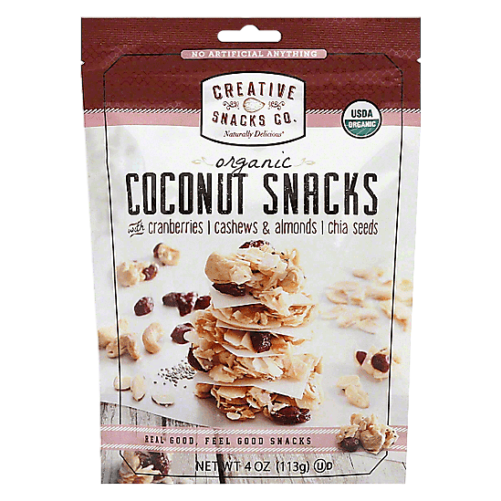 Creative Snacks Organic Coconut, Nuts, And Chia Seeds 4oz - Creative ...