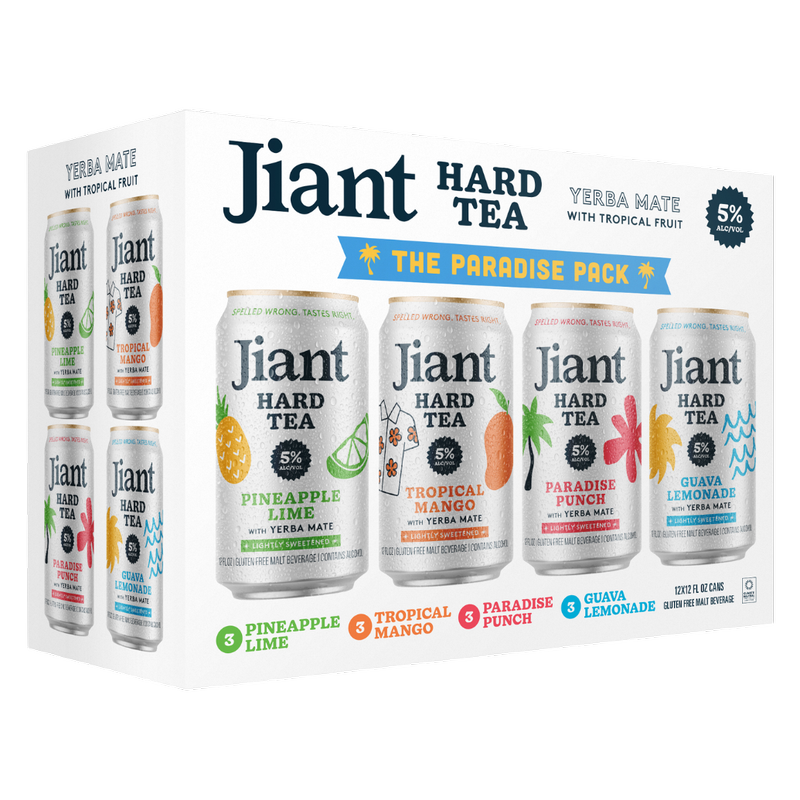 Jiant Hard Tea Paradise 12pkc - Jiant – BevMo!