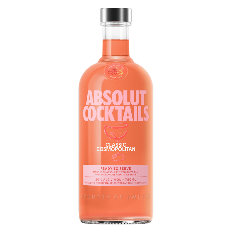 Absolut Classic Cosmo 750ml Bottle - Absolut – BevMo!