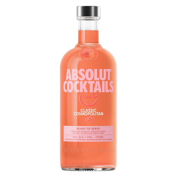 Absolut Classic Cosmo 750ml Bottle - Absolut – BevMo!