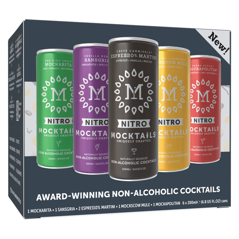 Mocktails Variety Pack 6pk 12oz Can - Moktails – BevMo!