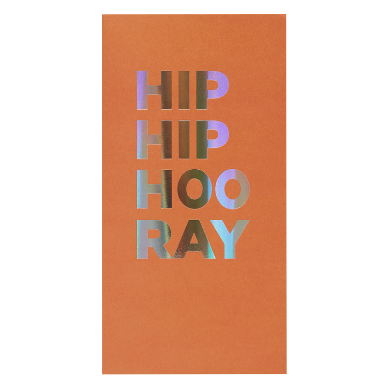 NIQUEA.D "Hip Hip Hooray" Congratulations Card 3.75x7.25" - NIQUEA.D ...
