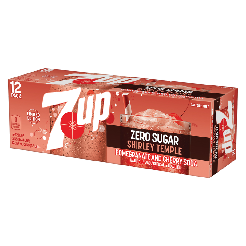 7up Zero Sugar Shirley Temple 12pk 12oz Can - 7UP – BevMo!