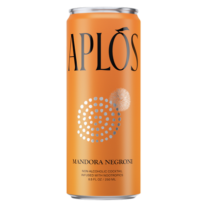 Aplós Mandora Negroni Functional Non-Alc Cocktail 4pk 8.5oz Can - Aplós ...