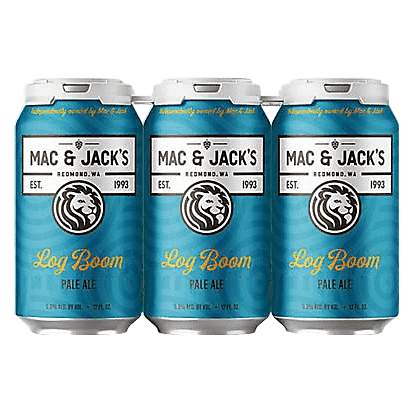Mac & Jack's Brewing Log Boom Pale Ale 6pk 12oz Can - Mac & Jack's – BevMo!