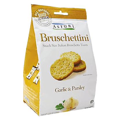 Asturi Bruschettini Garlic & Parsley Bruschetta Toasts 4.2oz - Asturi ...