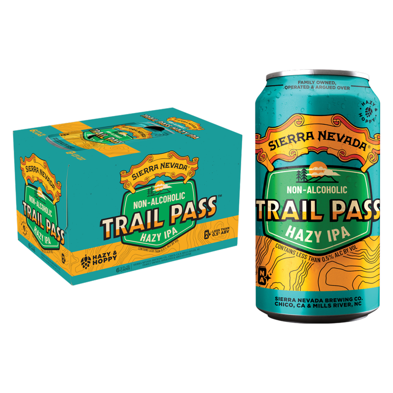 Sierra Nevada NA Trail Pass Hazy IPA 6pk 12oz Can - Sierra Nevada ...