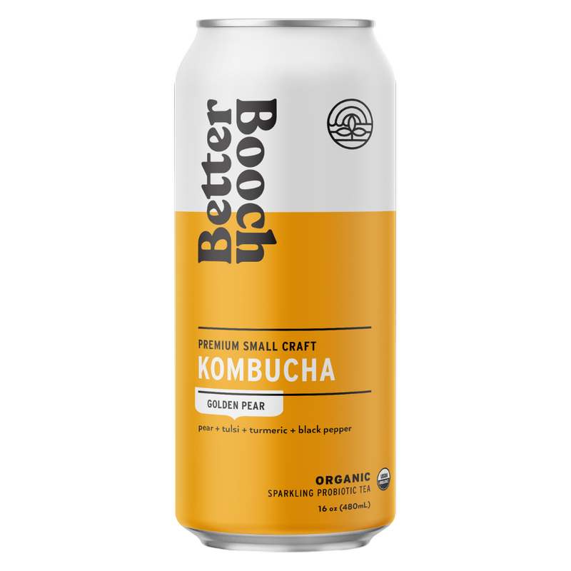 Better Booch Kombucha Golden Pear Organic 16oz - BevMo! – BevMo!