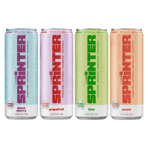 Sprinter Vodka Soda Variety 8pk 12oz Cans 4.5% ABV – BevMo!