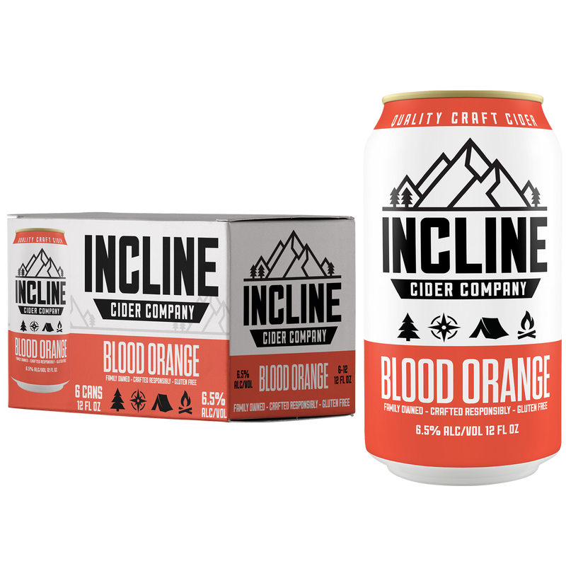 Incline Blood Orange Hard Cider 6pk 12oz - Incline – BevMo!