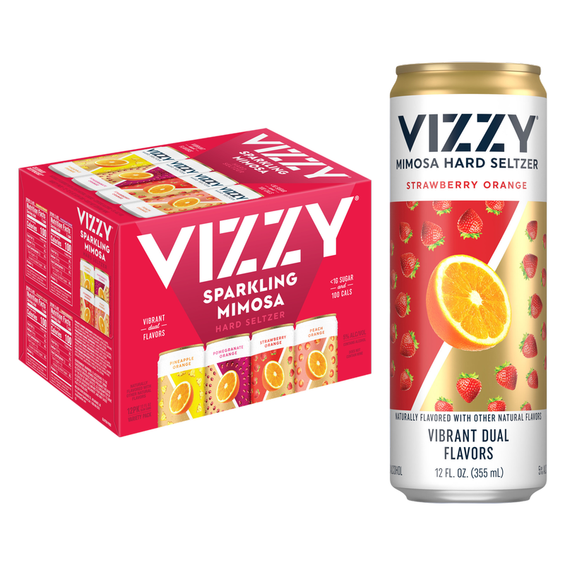 Vizzy Mimosa Hard Seltzer Variety Pack 12pk 12oz Can 5.0% ABV - Vizzy ...