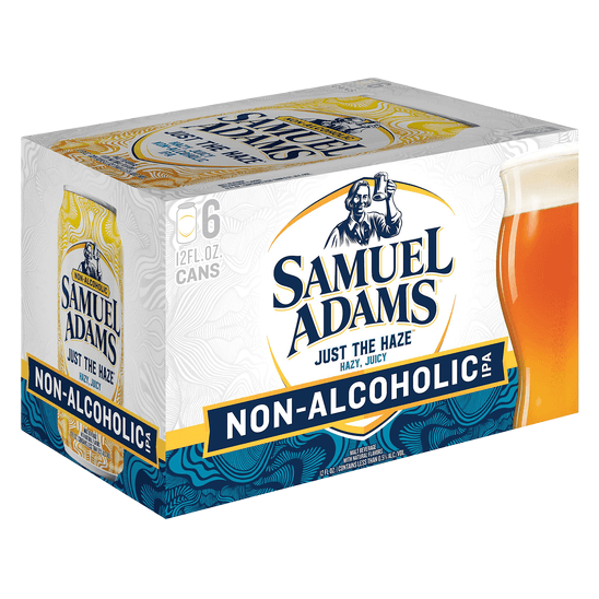 Samuel Adams Just The Haze IPA Non-Alcoholic 6pk 12oz Can 0.5% ABV ...