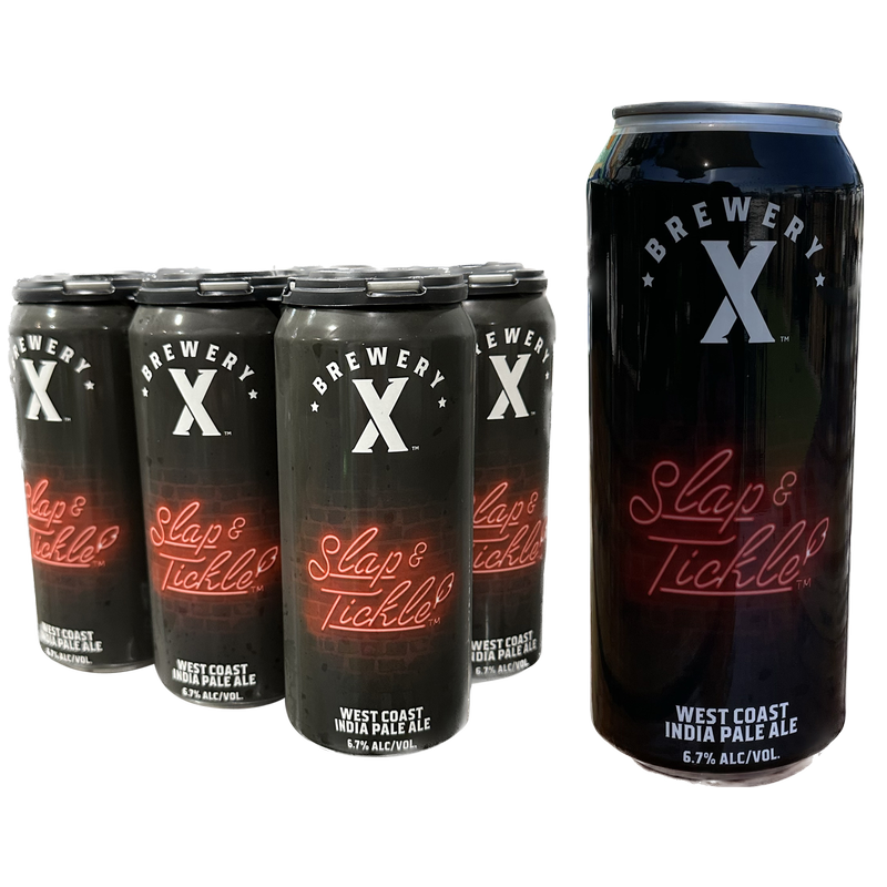Brewery X Slap & Tickle IPA 6pk 16oz Can - Brewery X – BevMo!