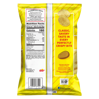 Chester's Fries Potato Crisps Original 4.25oz - Chesters – BevMo!