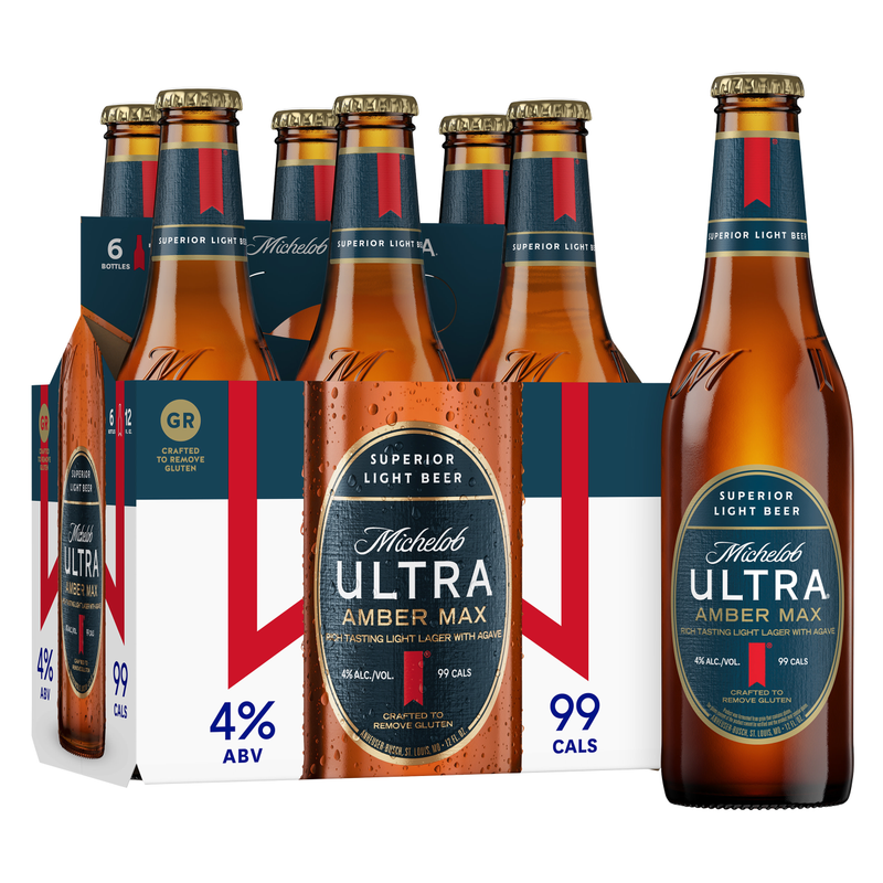 Michelob Ultra Amber Max 6pk 12oz - Michelob ULTRA – BevMo!