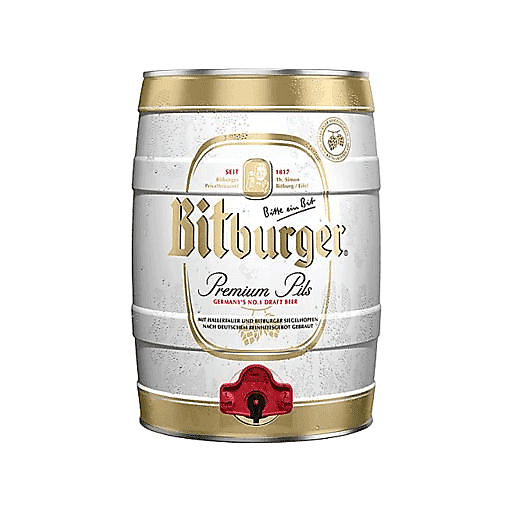 Bitburger Pils 5 Liter Keg - Bitburger – BevMo!