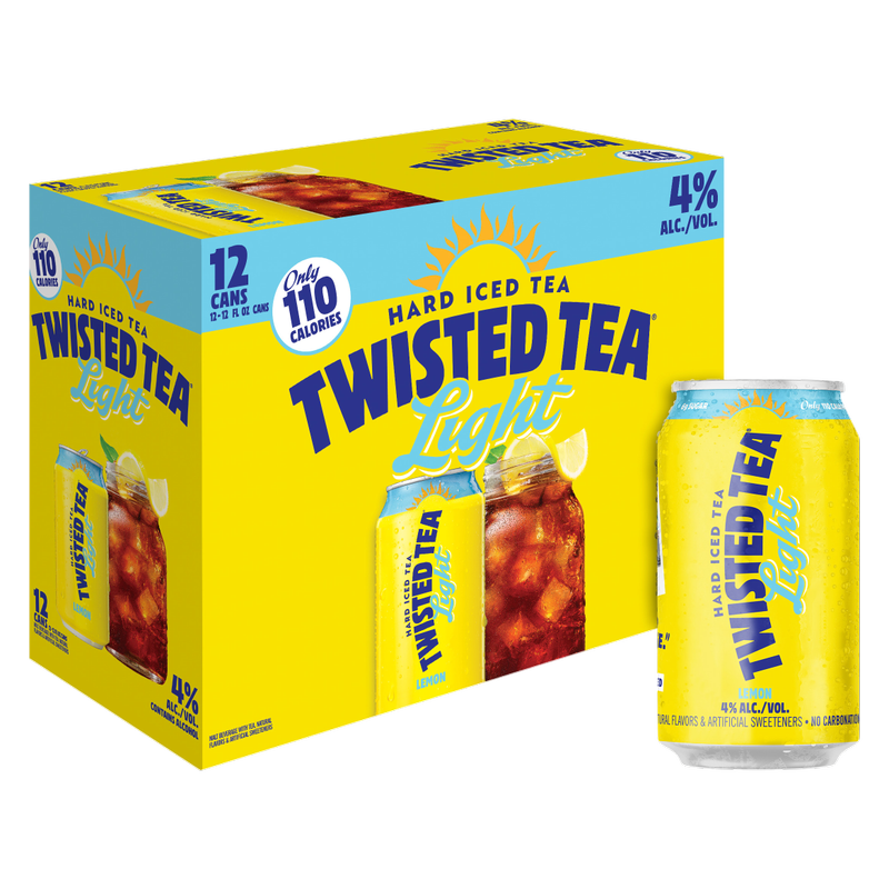 Twisted Tea Light 12pk 12oz Can 5.0% ABV - Twisted Tea – BevMo!