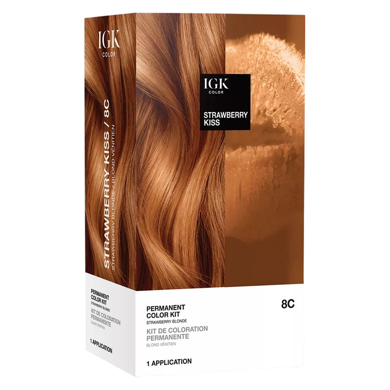 IGK PERMANENT COLOR KIT EXTENSION- Strawberry Kiss 8C - IGK – BevMo!