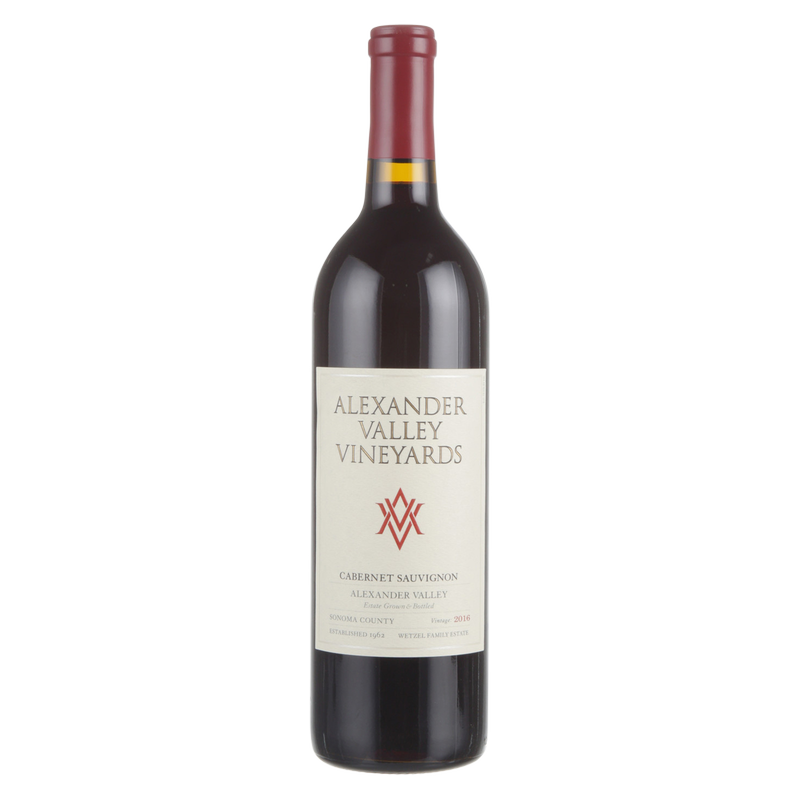 Alexander Valley Vineyards Cabernet 750 Ml - Alexander Valley – BevMo!