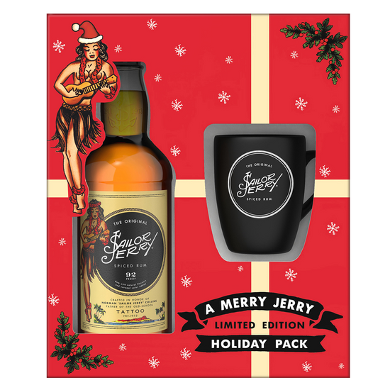 Sailor Jerry Spiced Rum Gift Set 750ml - Sailor Jerry – BevMo!