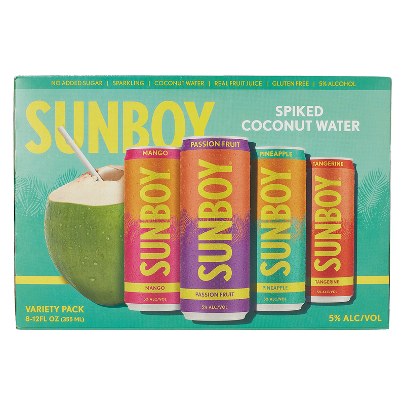 Sunboy Spiked Coconut Water Variety 8pk 12oz Cans - SUNBOY – BevMo!