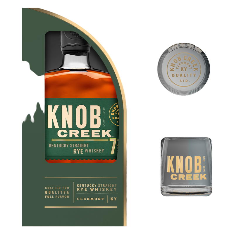Knob Creek Rye Whiskey Gift Set 750ml - Knob Creek – BevMo!