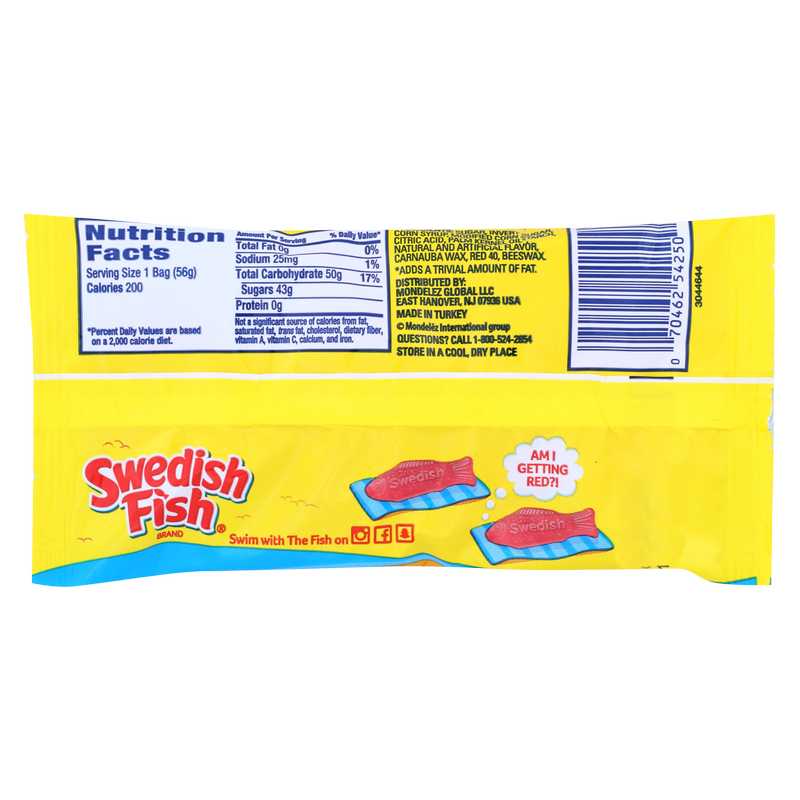 Swedish Fish Chewy Candy 2oz - Swedish Fish – BevMo!