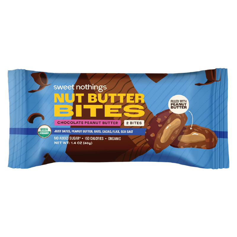 Sweet Nothings Chocolate Peanut Butter Nut Butter Bites, 1.4oz - Sweet ...