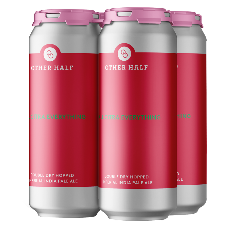 Other Half All Citra Everything DDH Imperial IPA 4pk 16oz Can 8.5% ABV ...