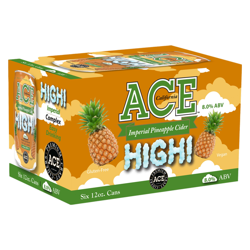 Ace Cider High Imperial Pineapple (6PKC 12 OZ) (6PKC 12 OZ) - Ace Cider ...