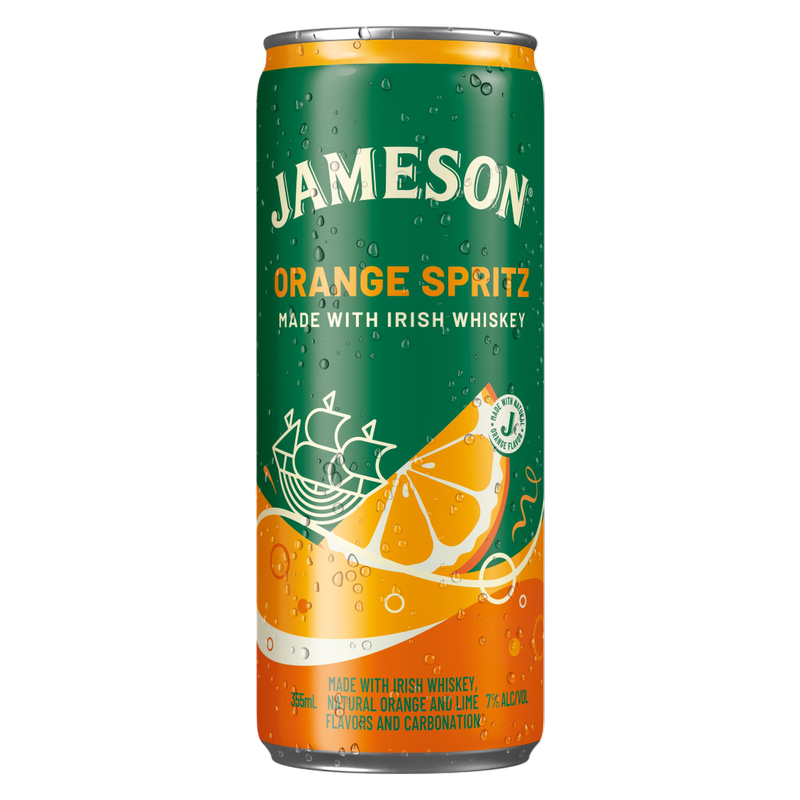 Jameson Orange Spritz Irish Whiskey Cocktail 4pk 12oz Cans 7% ABV ...