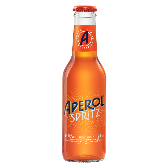 Aperol Spritz 4pk 200ml 9% ABV - Aperol – BevMo!