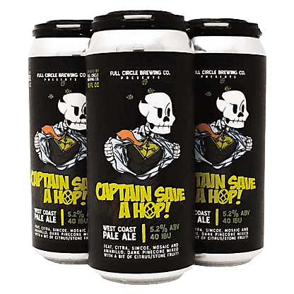 Full Circle Brewing Captain Save A Hop! West Coast Pale 4pk 16oz Can ...