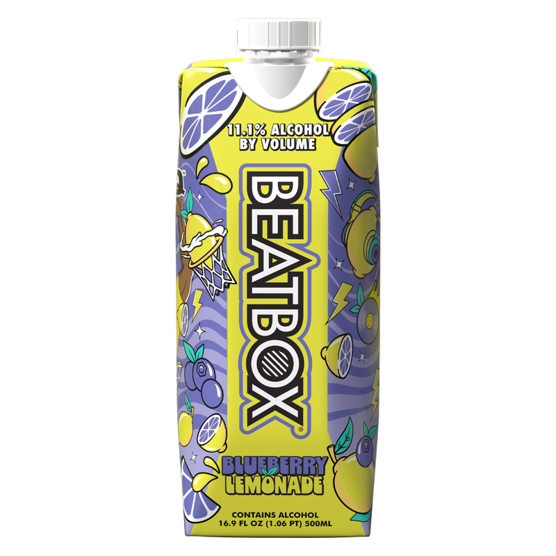 BeatBox Blueberry Lemonade 500ml 11.1% ABV - BeatBox – BevMo!