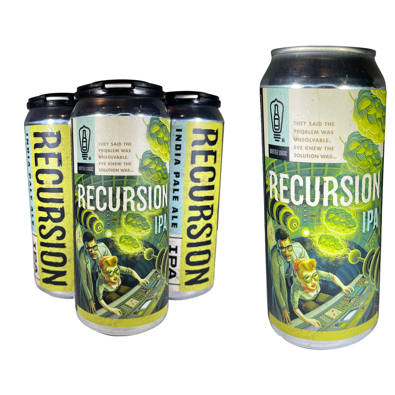 Bottle Logic Brewing Recursion IPA 4pk 16oz Can - Bottle Logic – BevMo!
