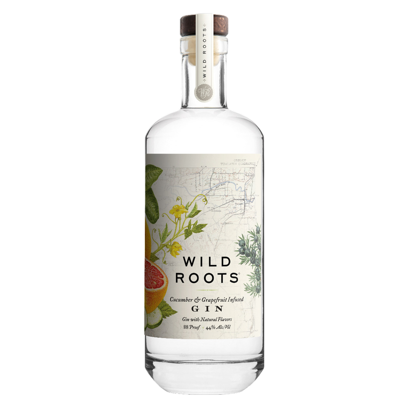 Wild Roots Cucumber & Grapefruit Infused Gin 750ml - Wild Roots – BevMo!