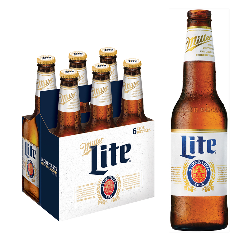 Miller Lite 6pk 12oz Btl 4.2% ABV - Miller Lite – BevMo!