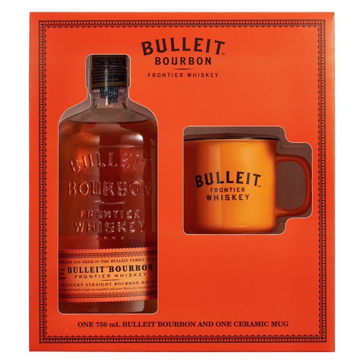 Bulleit Bourbon Whiskey Gift 750ml (90 Proof) - Bulleit – BevMo!