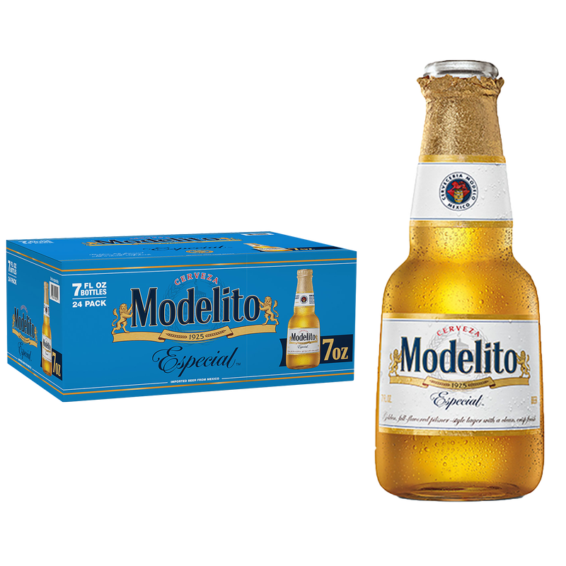 Modelo Especial Modelito 24pk 7oz Btl 4.4% ABV - Modelo – BevMo!