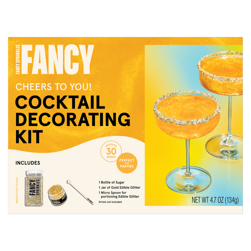 Cheers to you Cocktail Decorating Kit - Fancy Sprinkles – BevMo!