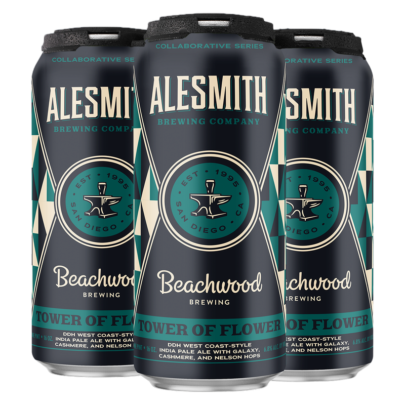 AleSmith & Beachwood Tower of Flower IPA Collaboration 4pk 16oz ...
