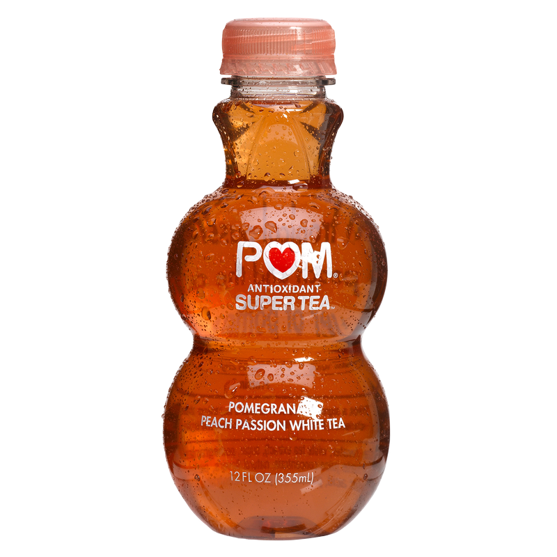 POM Wonderful Tea Pomegranate Peach Passion White Tea 12oz - BevMo ...
