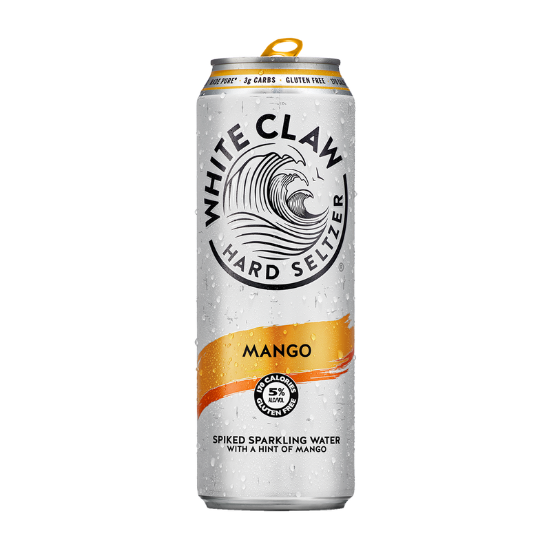 White Claw Mango Single 24oz Can 5% ABV - White Claw – BevMo!