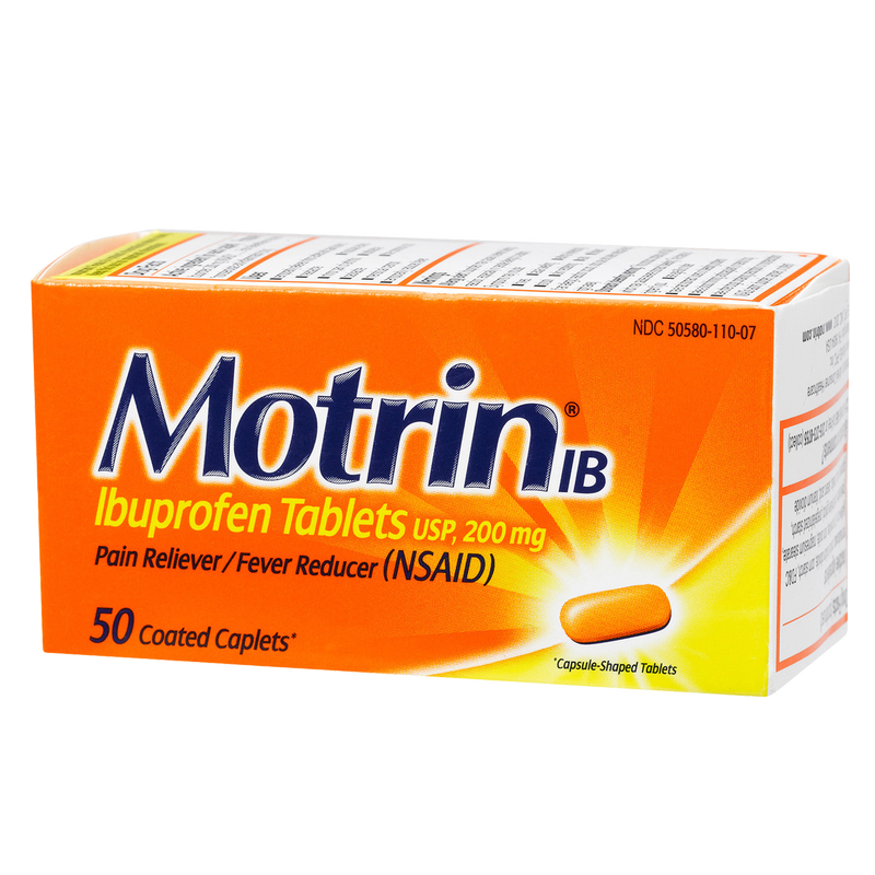 Motrin Tablets, 50ct - Motrin – BevMo!