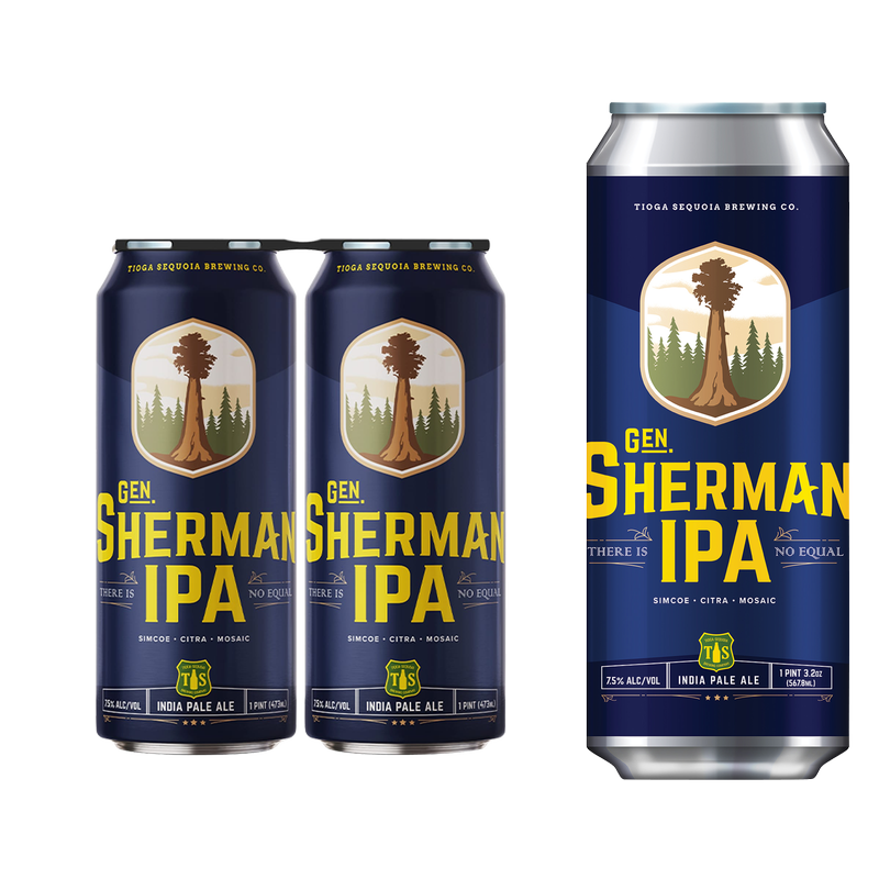 Tioga-Sequoia Brewing General Sherman IPA 4pk 16oz Can - Tioga-Sequoia ...