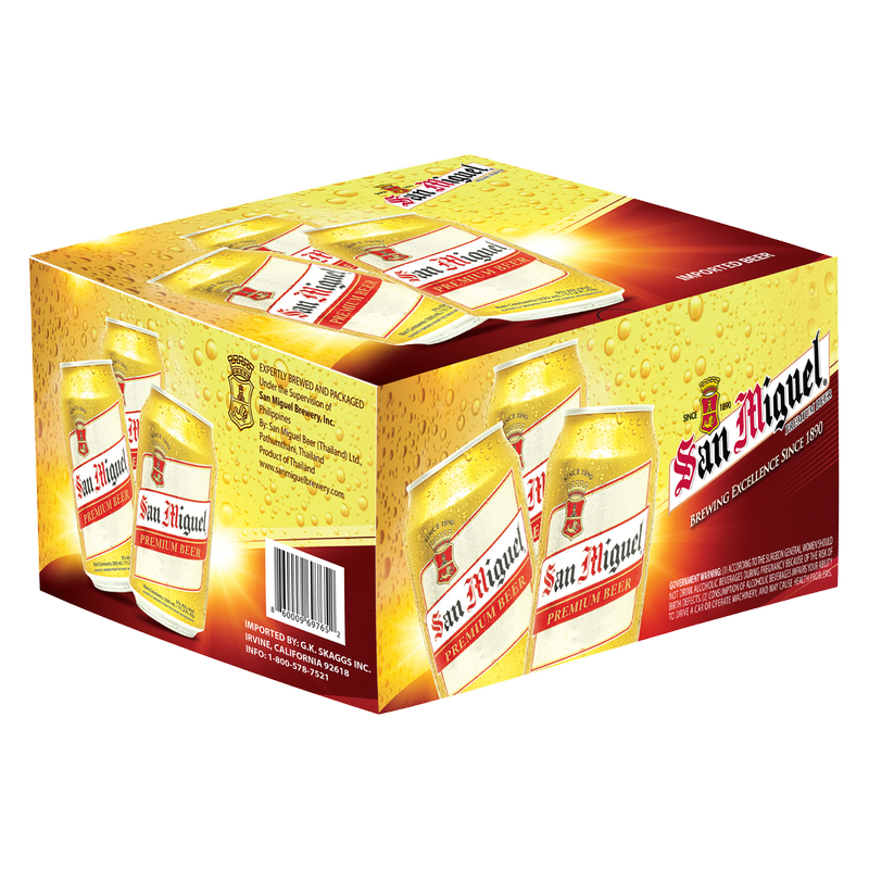 San Miguel Pale Pilsener 12pk 11.2oz Can - San Miguel – BevMo!