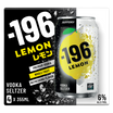 -196 Lemon RTD 4pk 355ml Can 6% ABV - -196 – BevMo!