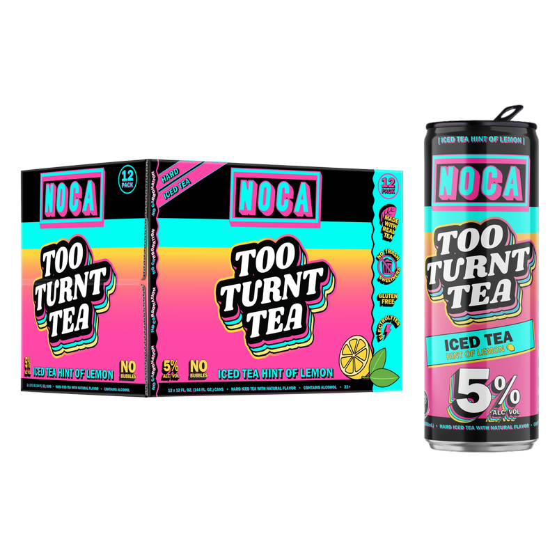 NOCA TooTurnt Tea 12pk 12oz Can 5.0% ABV - NOCA – BevMo!